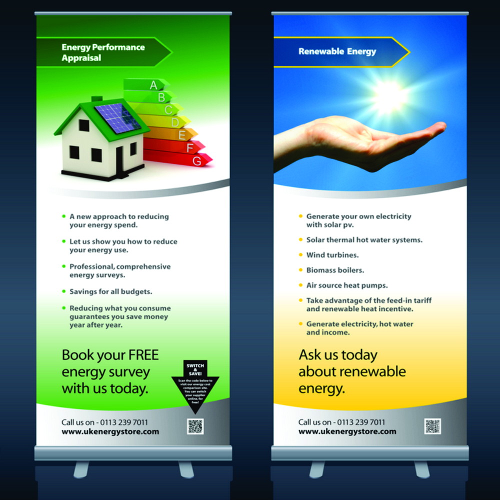 Economy Roll Up Banner